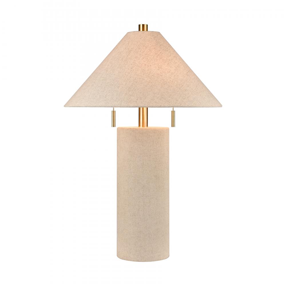 Blythe 26'' High 2-Light Table Lamp - Linen : H0019-10338 | Flushing ...